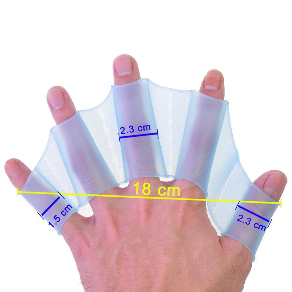 Silicone Hand Swimming Fins - myrasport